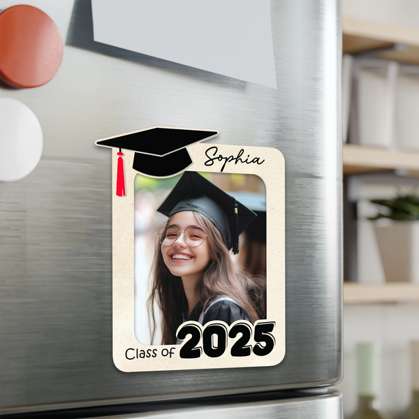 Congrats Graduation Fridge Magnet - Personalized Fridge Magnet ...